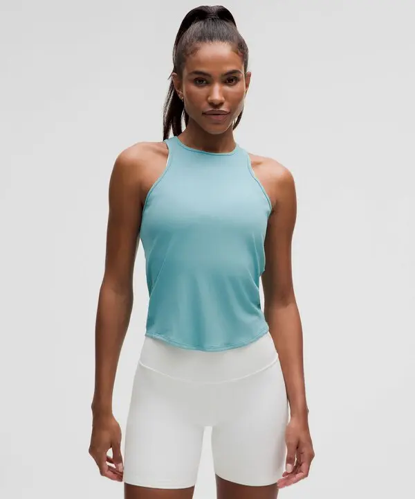 Lululemon Modal Silk Twist-Back Tank Top In Tidal Teal - 28% Off